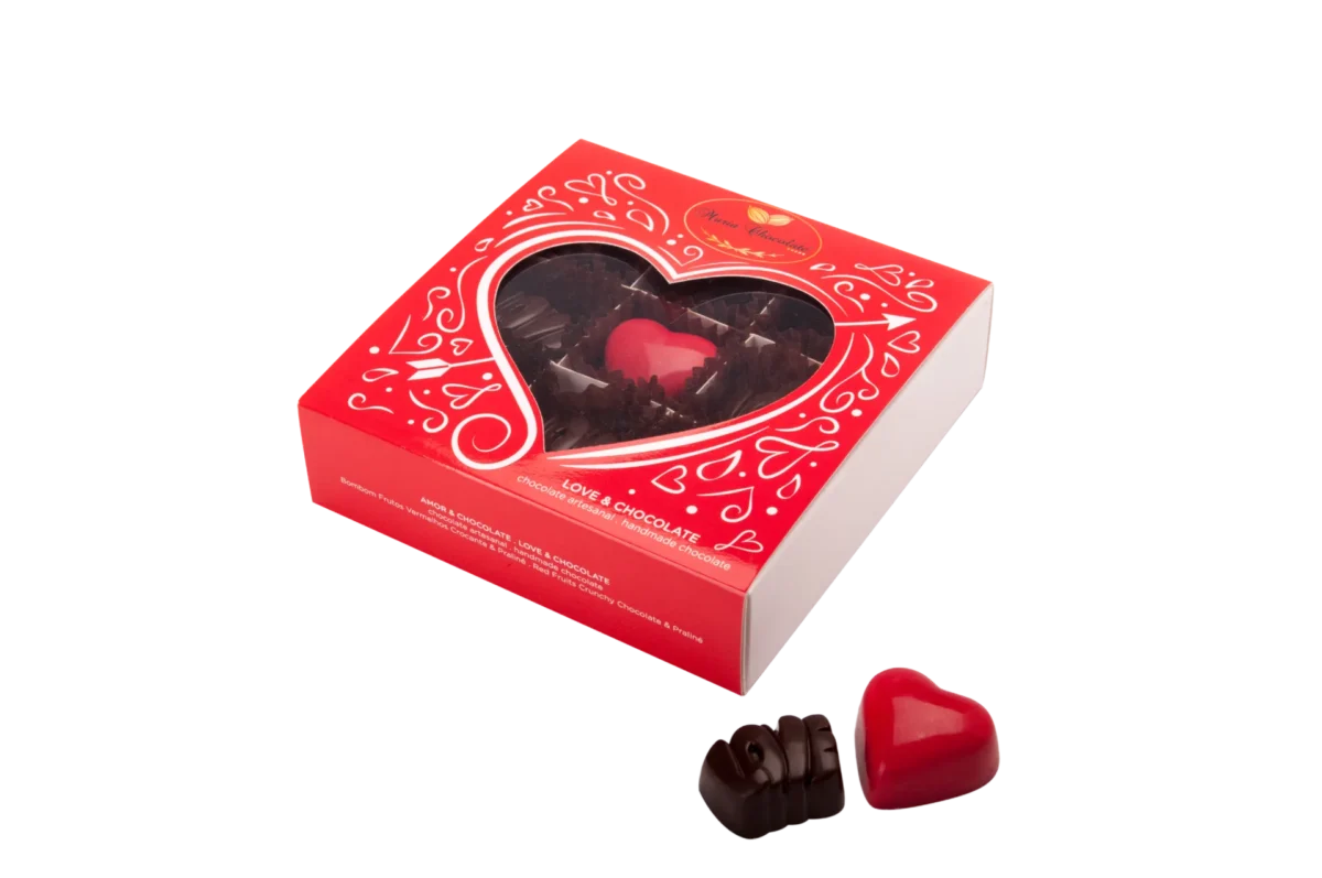 AMOR & CHOCOLATE – 9 BOMBONS – Chocolate Boutique Portugal